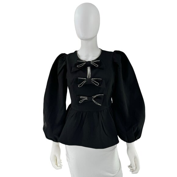 Hyacinth House | Tops | Hyacinth House New Embellished Blair Bow Preppy ...